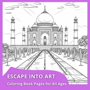 Landmarks Coloring Pages | Digital Download | Printable | Kids ...