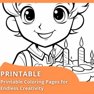 63 Birthday Kids Coloring Pages | Digital Download | Printable | Kids ...