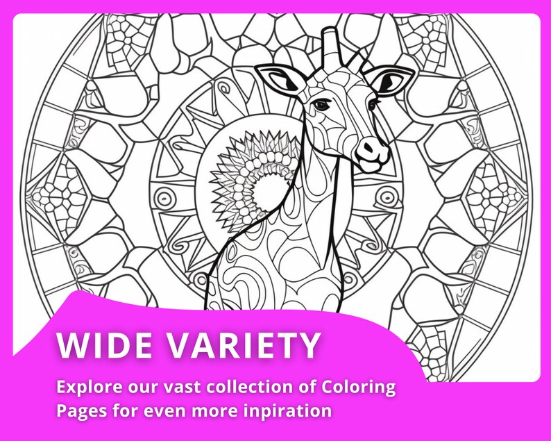 22 Mandala Animal Coloring Pages | Digital Download | Printable | Kids ...