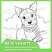 Dogs Coloring Pages | Digital Download | Printable | Kids Activities ...