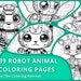 39 Robot Animal Coloring Pages Digital Download Printable - Etsy