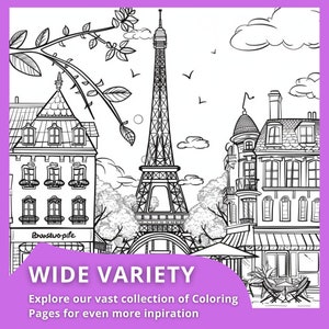 Landmarks Coloring Pages | Digital Download | Printable | Kids ...