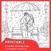Romantic Couples Coloring Pages | Digital Download | Printable | Kids ...