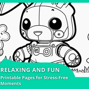 39 Robot Animal Coloring Pages | Digital Download | Printable | Kids ...