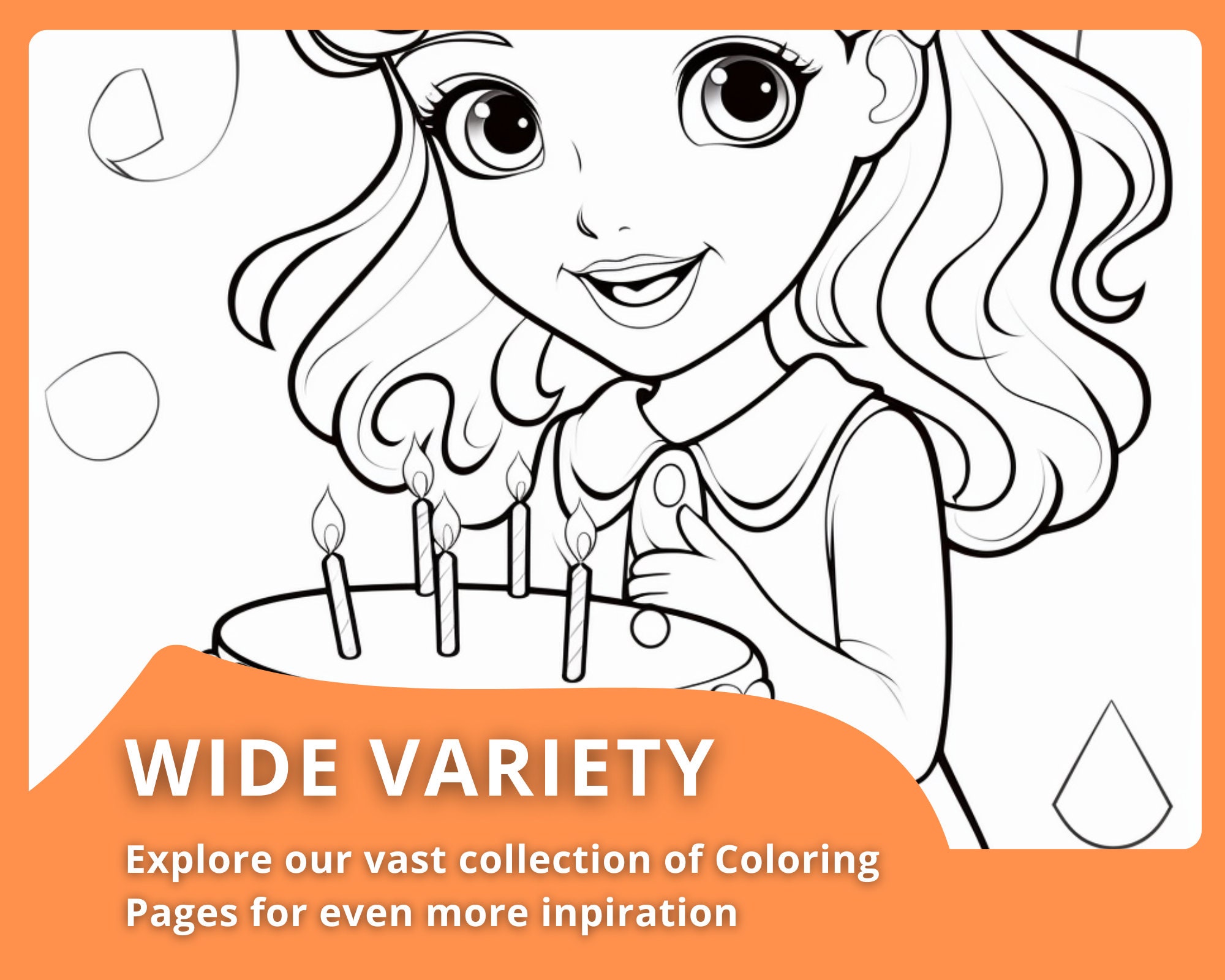 63 Birthday Kids Coloring Pages | Digital Download | Printable | Kids ...