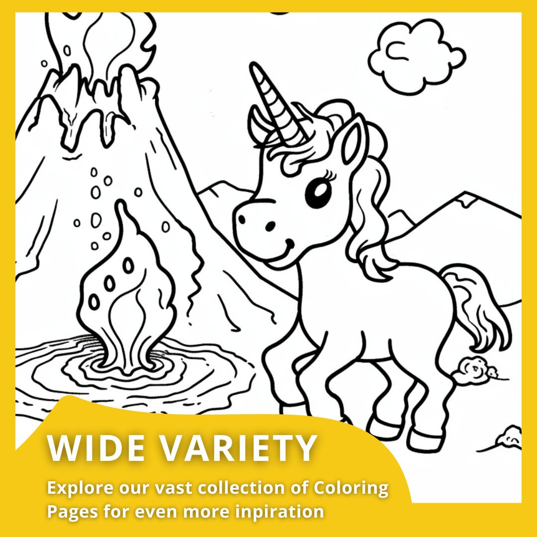 70 Creatures Coloring Pages | Digital Download | Printable | Kids ...