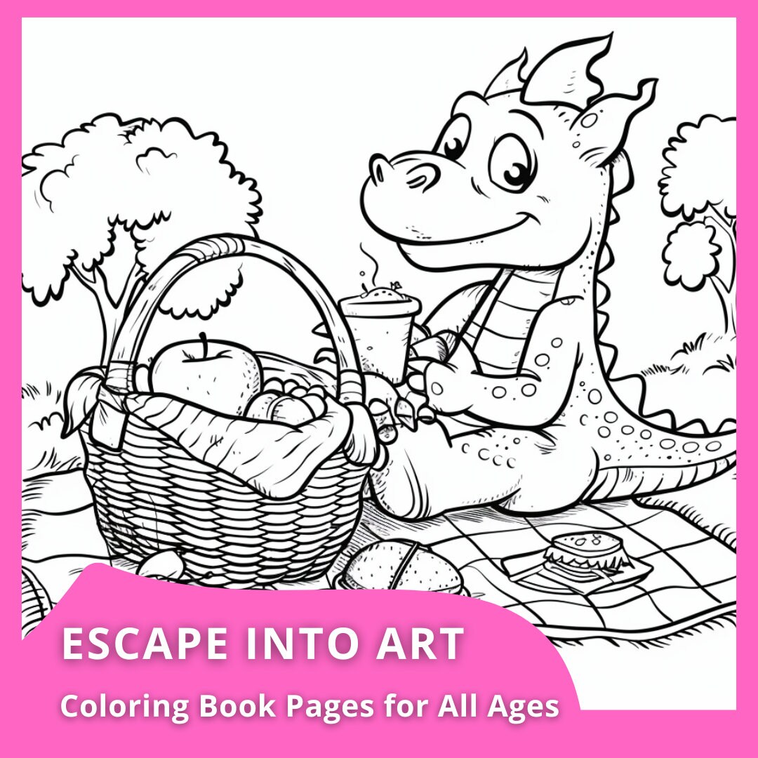 70 Dragons Coloring Pages Digital Download Printable Kids Activities - Etsy