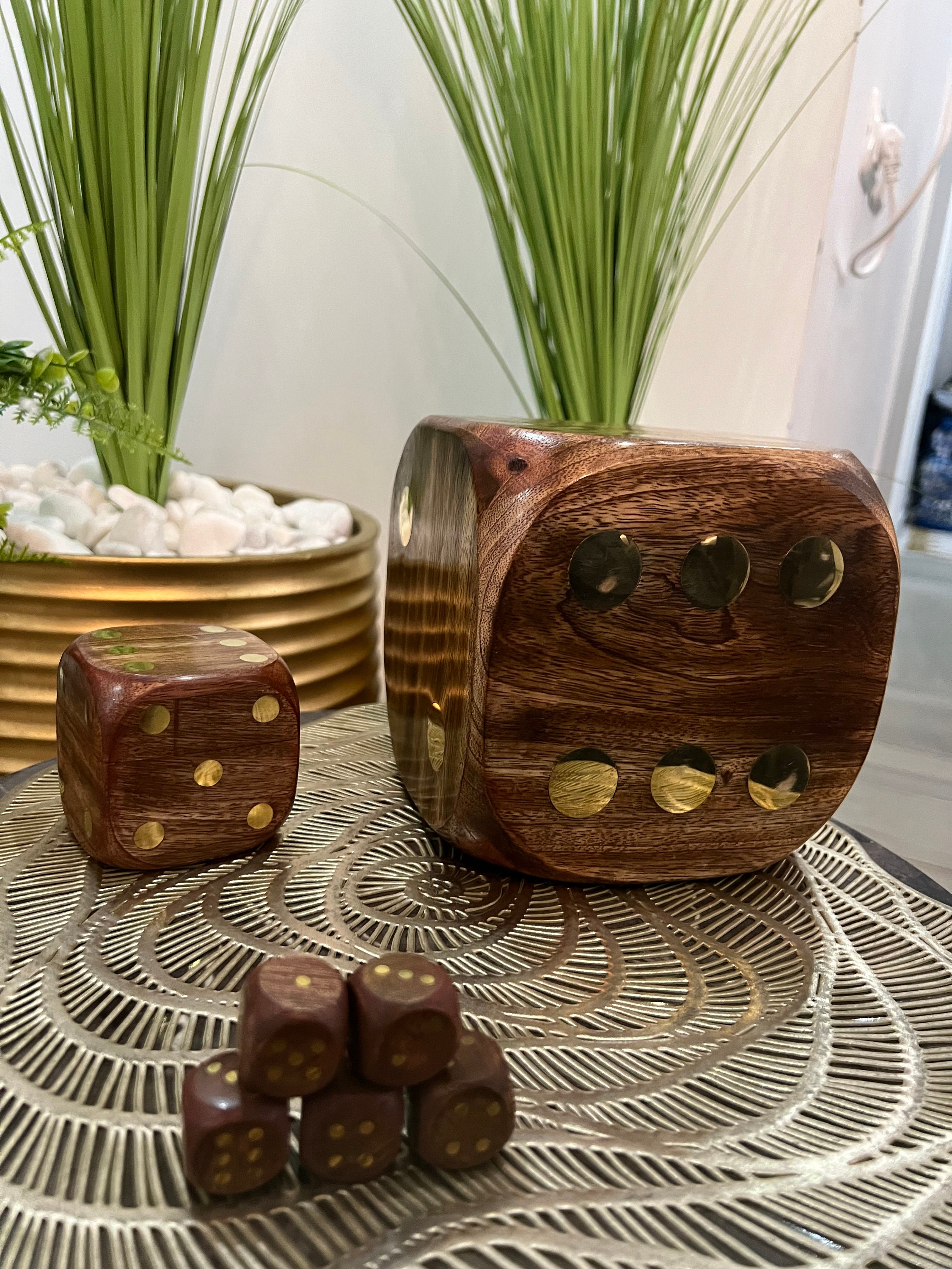 Luxury Wood Cubes Set for High-quality Home and Office Décor - Etsy Israel