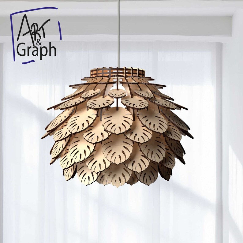 Chandelier Lighting Decoration Lighting, Digital File for Laser Cutting ...