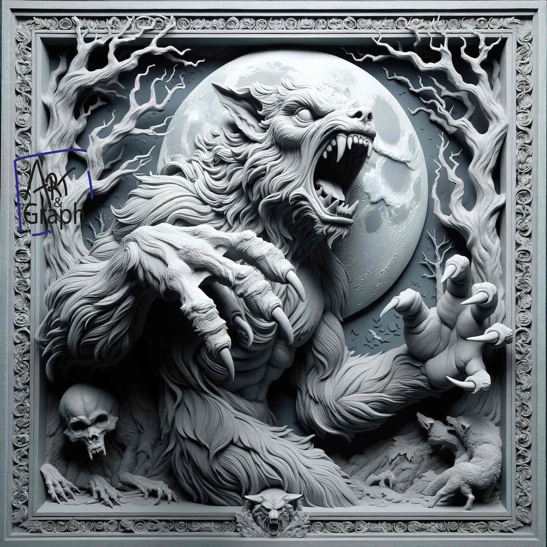 Embossed Image to Engrave With Laser Engrave PNG 3D Illusion Glowforge ...