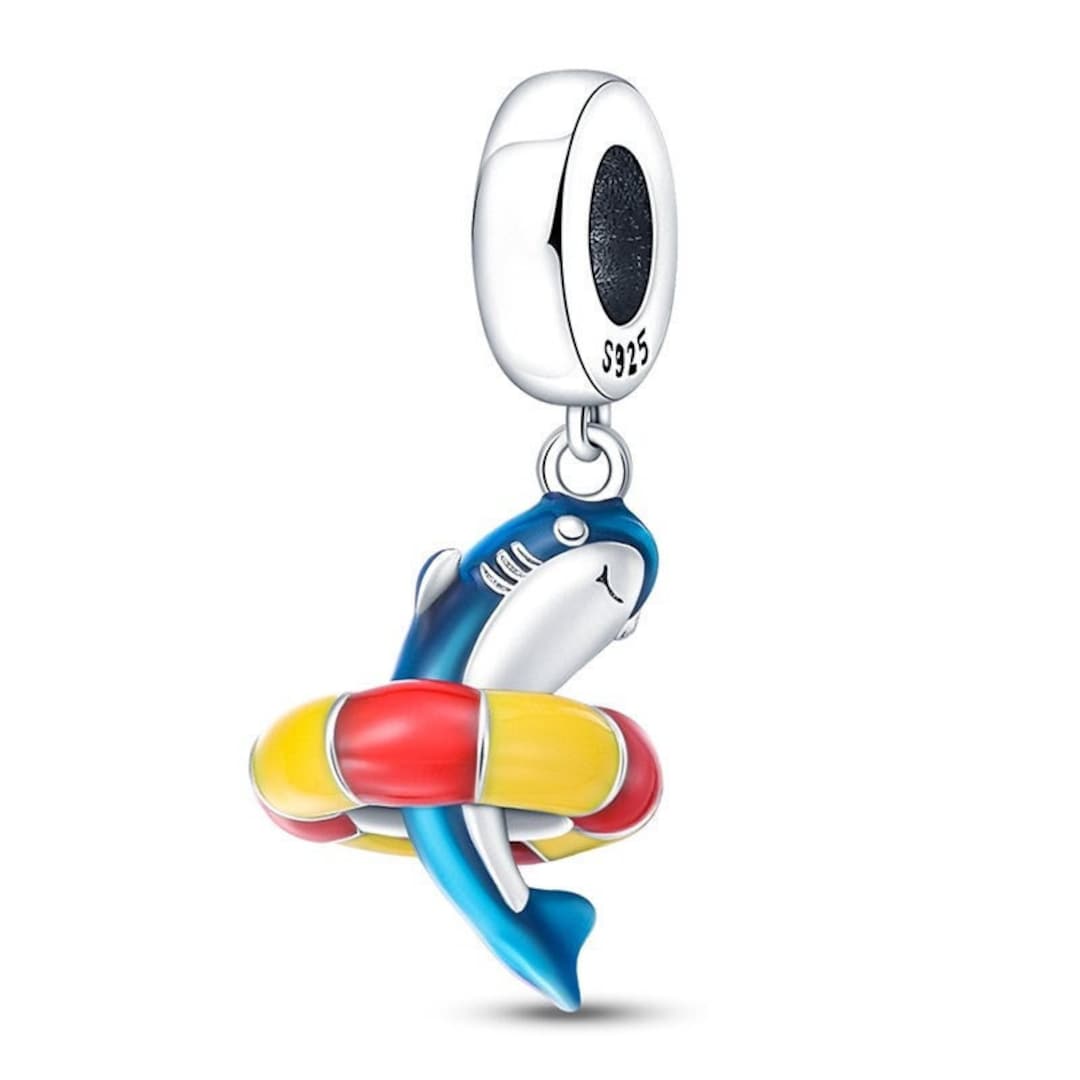 Swimming Whale Buoy Infaltable Pool Charm Bracelet Compatible Pandora ...