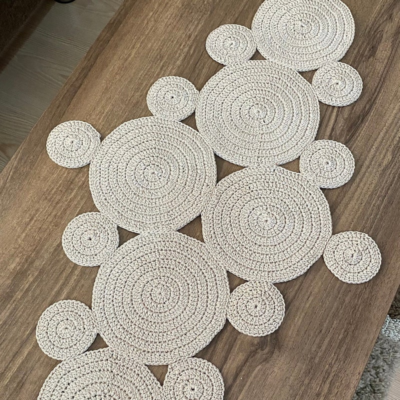 Knit Table Runner - Etsy