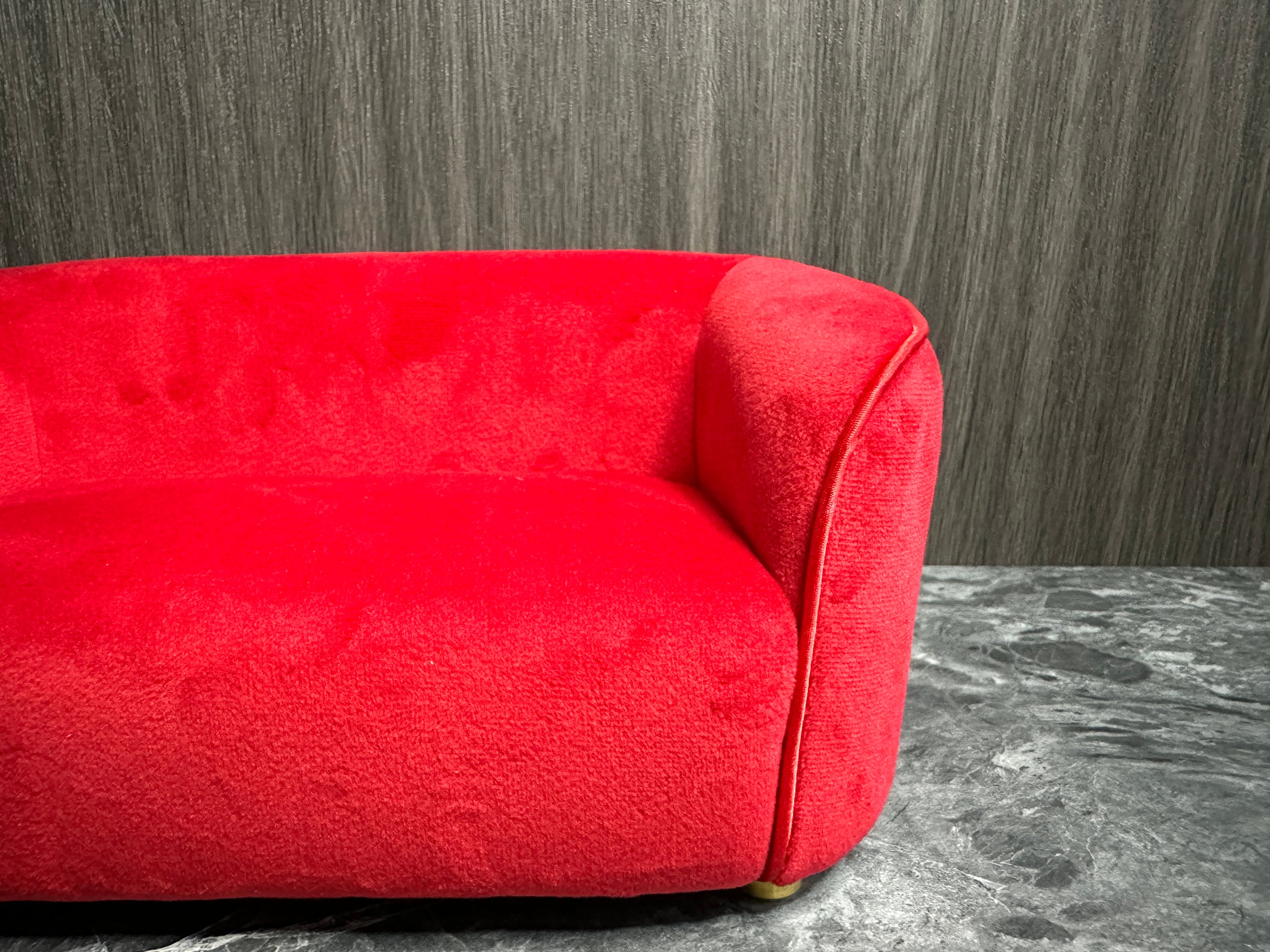 Minimalist Couch 1:6 Scale Miniature Couch Mini Dutch Fleece - Etsy