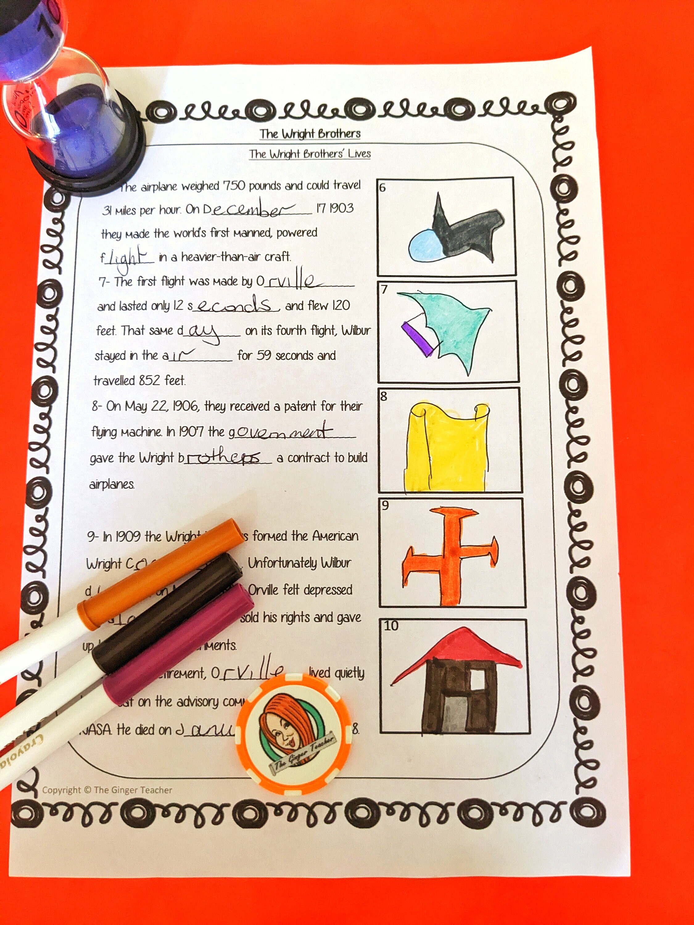 The Wright Brothers Lesson Scientists and Inventors: the Wright ...