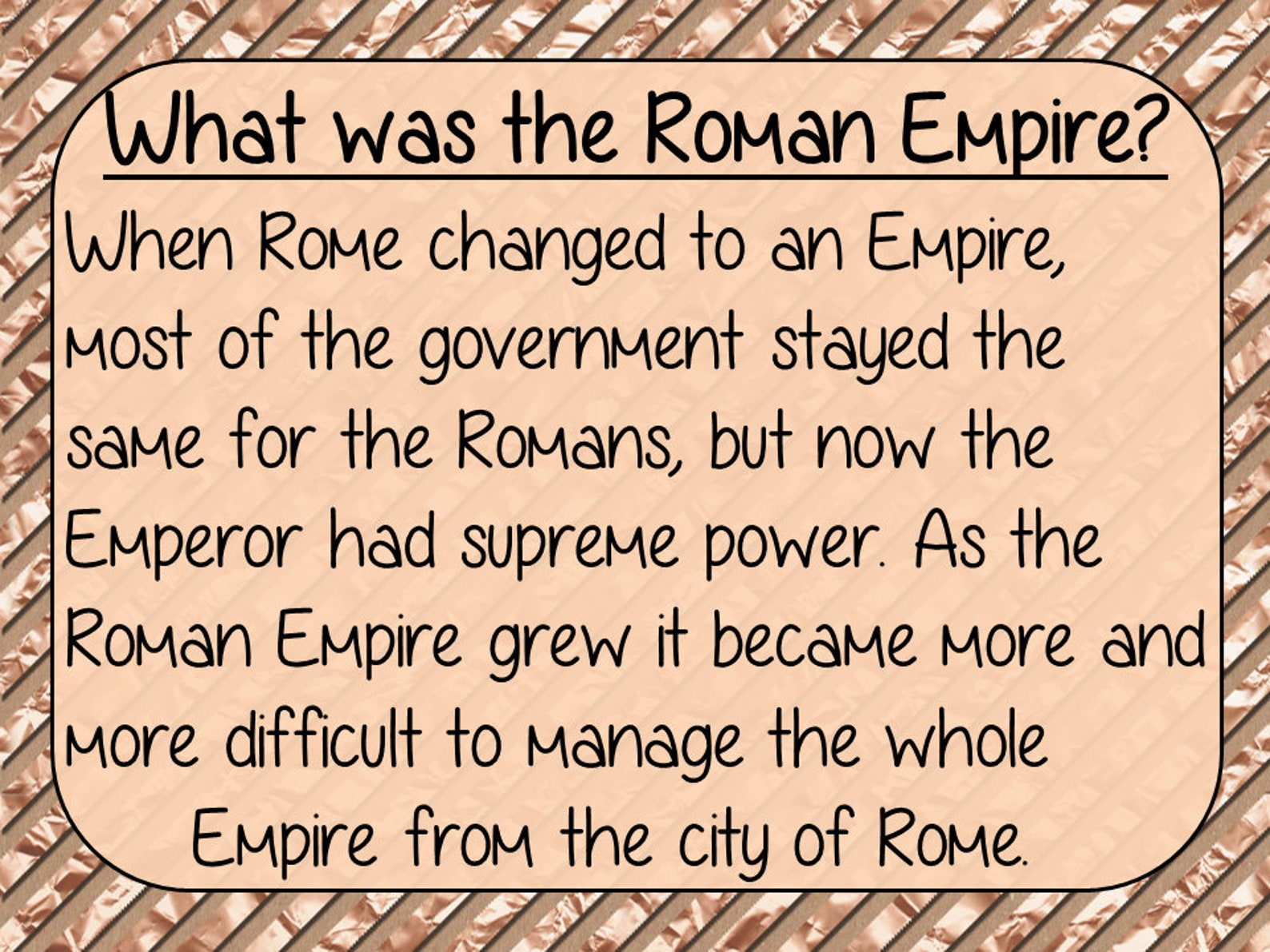 Roman Empire Lesson Classroom Teaching Resources Ancient History ...