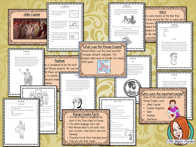 Roman Empire Lesson Classroom Teaching Resources Ancient History ...