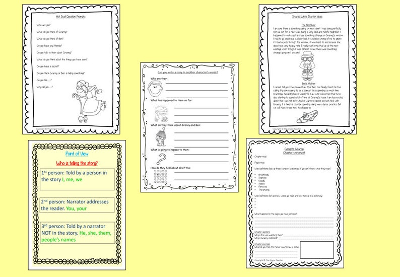GANGSTA GRANNY UNIT of Work Complete 34 Chapter Bundle! English Lessons ...