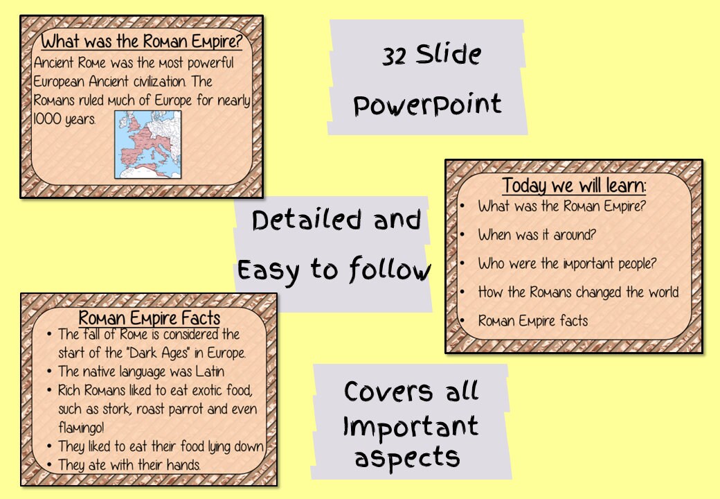 Roman Empire Lesson Classroom Teaching Resources Ancient History ...