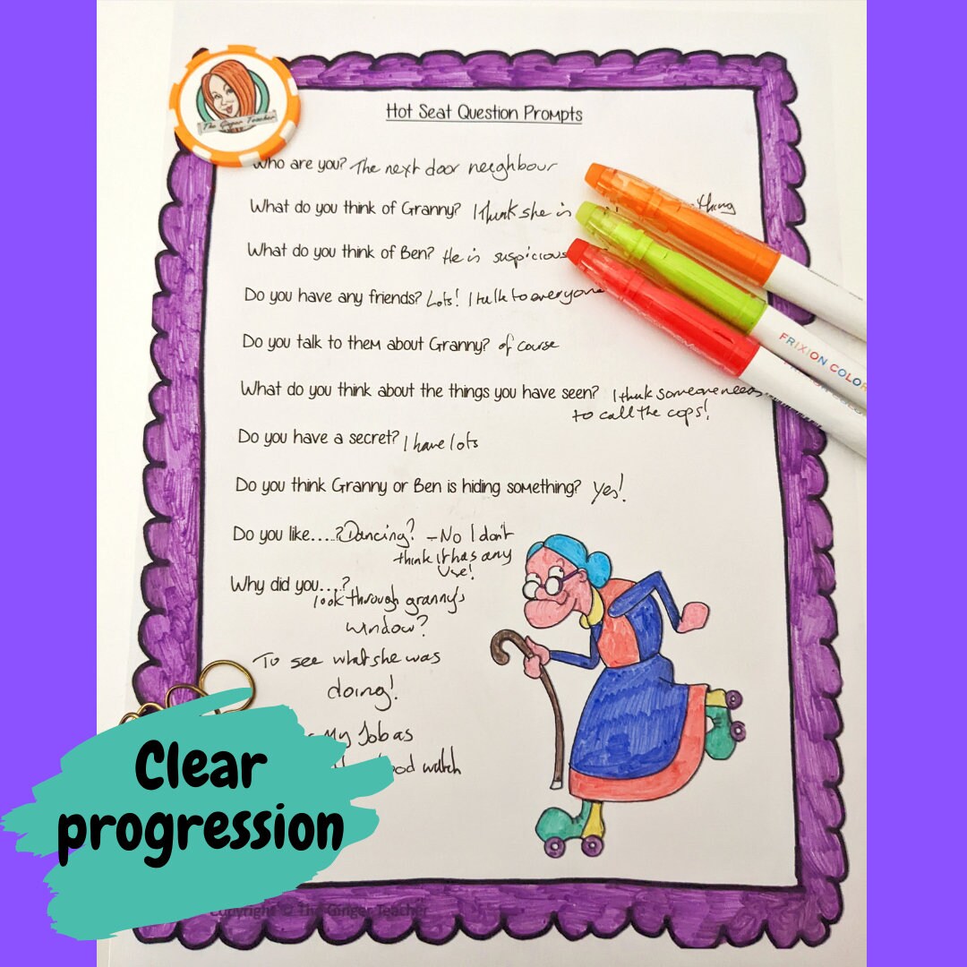 GANGSTA GRANNY UNIT of Work Complete 34 Chapter Bundle! English Lessons ...
