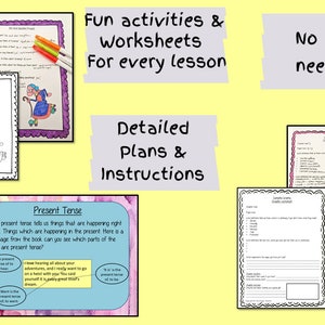 GANGSTA GRANNY UNIT of Work Complete 34 Chapter Bundle! English Lessons ...