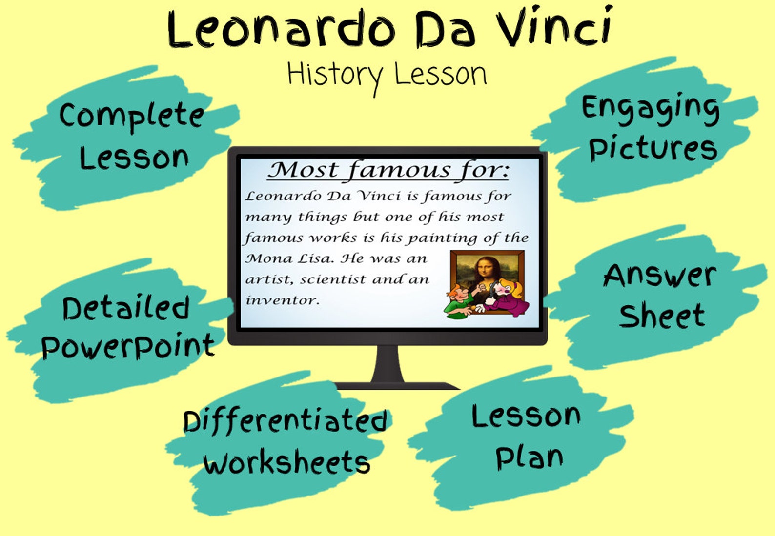 Leonardo Da Vinci Lesson Classroom Teaching Resources Home School ...