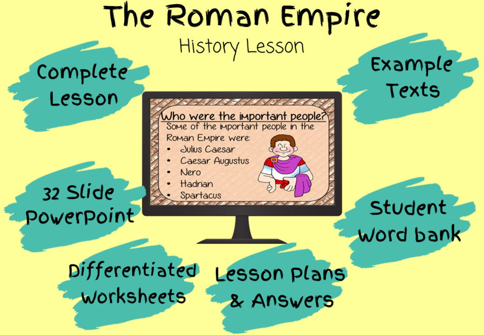 Roman Empire Lesson Classroom Teaching Resources Ancient History ...