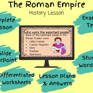 Roman Empire Lesson Classroom Teaching Resources Ancient History ...