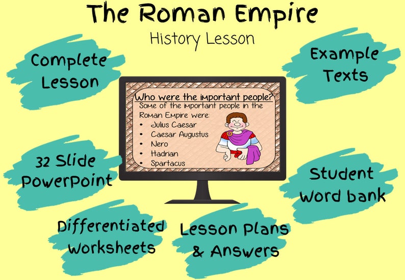 Roman Empire Lesson Classroom Teaching Resources Ancient History ...