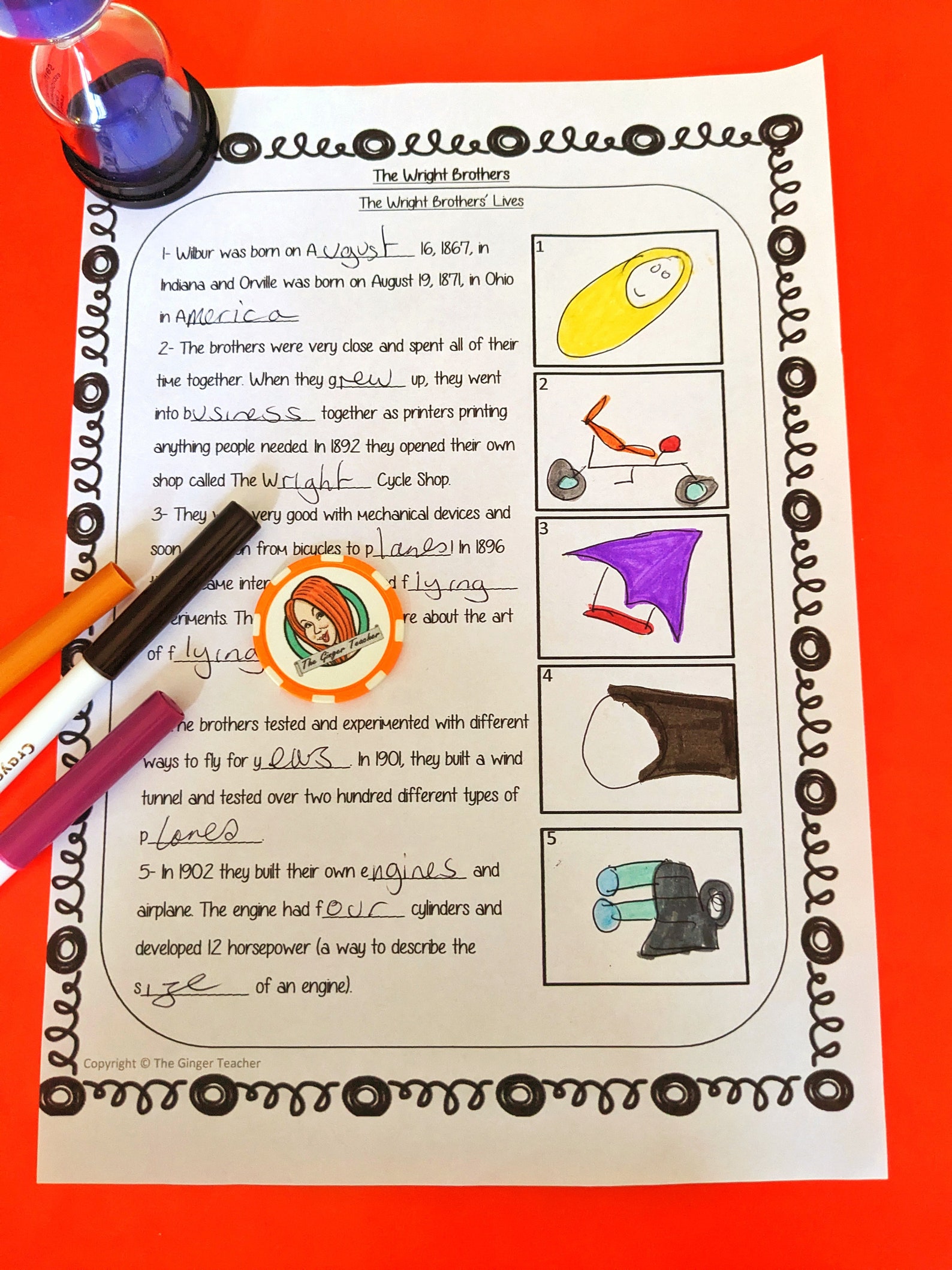 The Wright Brothers Lesson Scientists and Inventors: the Wright ...