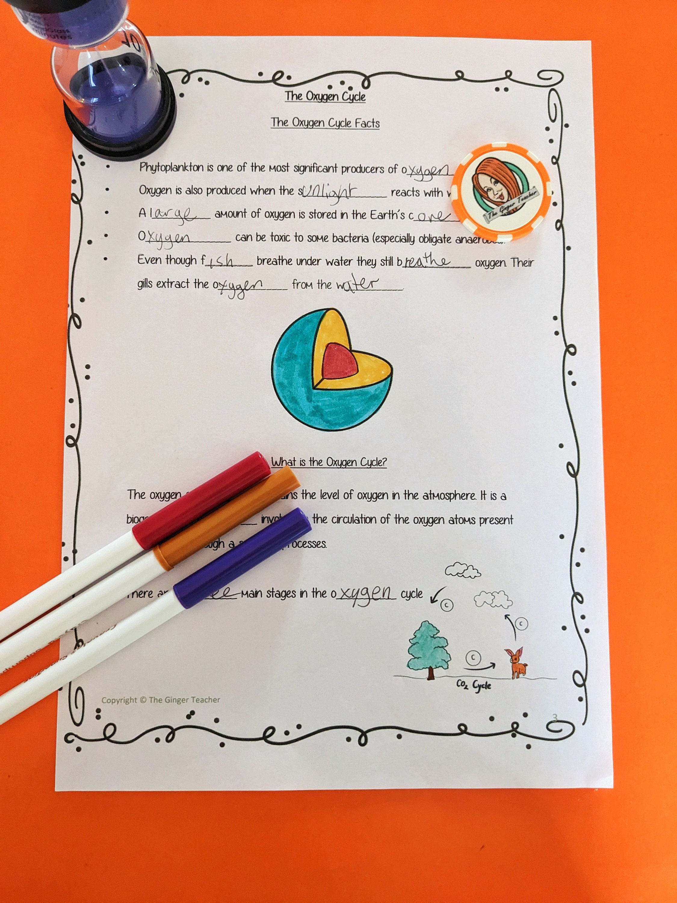 THE OXYGEN CYCLE Science Lesson. Complete Science Powerpoint and ...