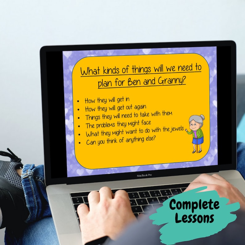 GANGSTA GRANNY UNIT of Work Complete 34 Chapter Bundle! English Lessons ...