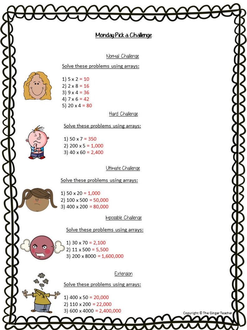 Arrays Maths Lesson Classroom Resources Teaching Powerpoint and Differentiated Worksheets Home ...