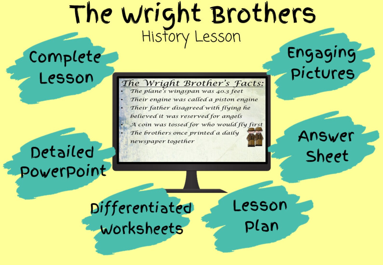 The Wright Brothers Lesson Scientists and Inventors: the Wright ...