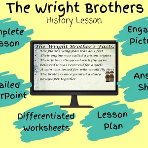 The Wright Brothers Lesson Scientists and Inventors: the Wright ...