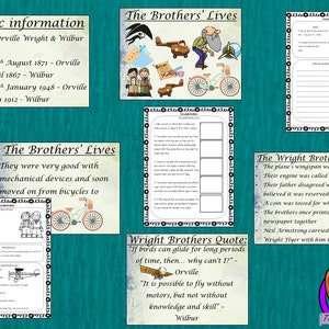 The Wright Brothers Lesson Scientists and Inventors: the Wright ...