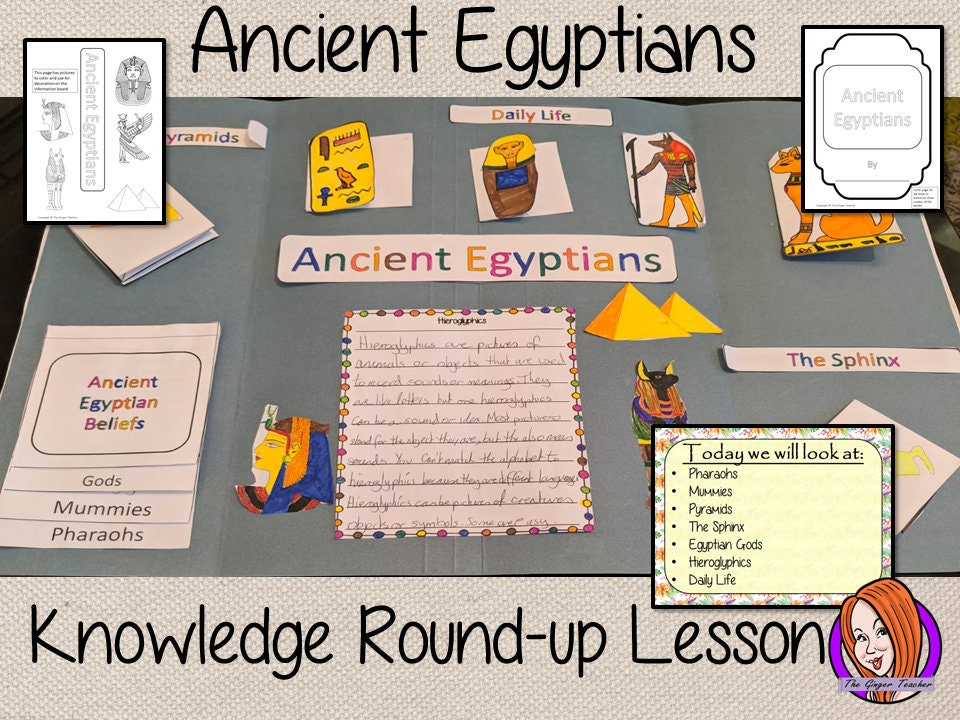 Ancient Egyptian Knowledge Round up Complete History Lesson Classroom ...
