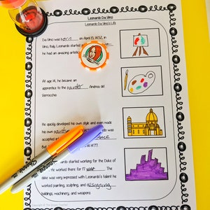 Leonardo Da Vinci Lesson Classroom Teaching Resources Home School ...