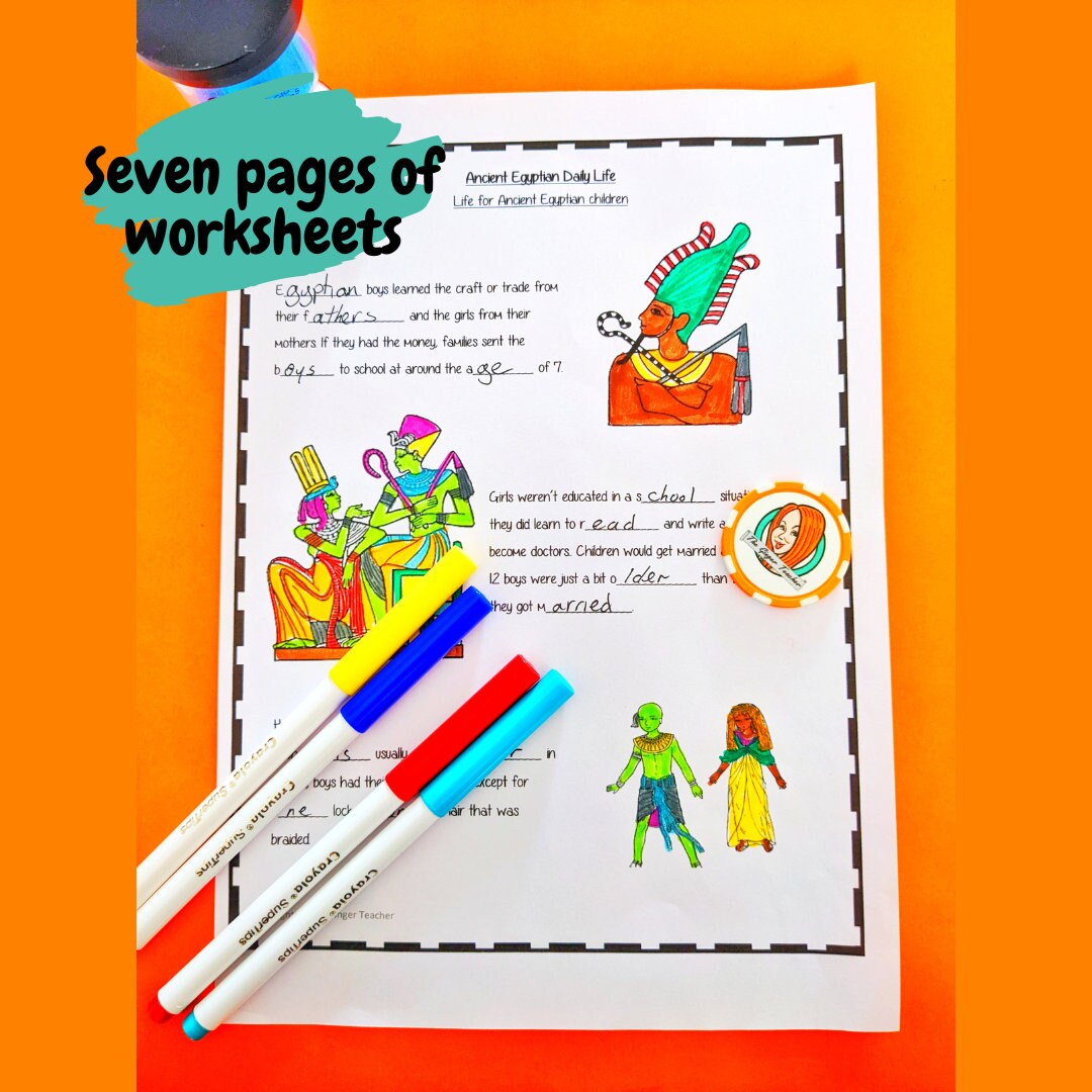 ANCIENT EGYPTIAN LESSON Daily Life Classroom Teaching Resources Home ...