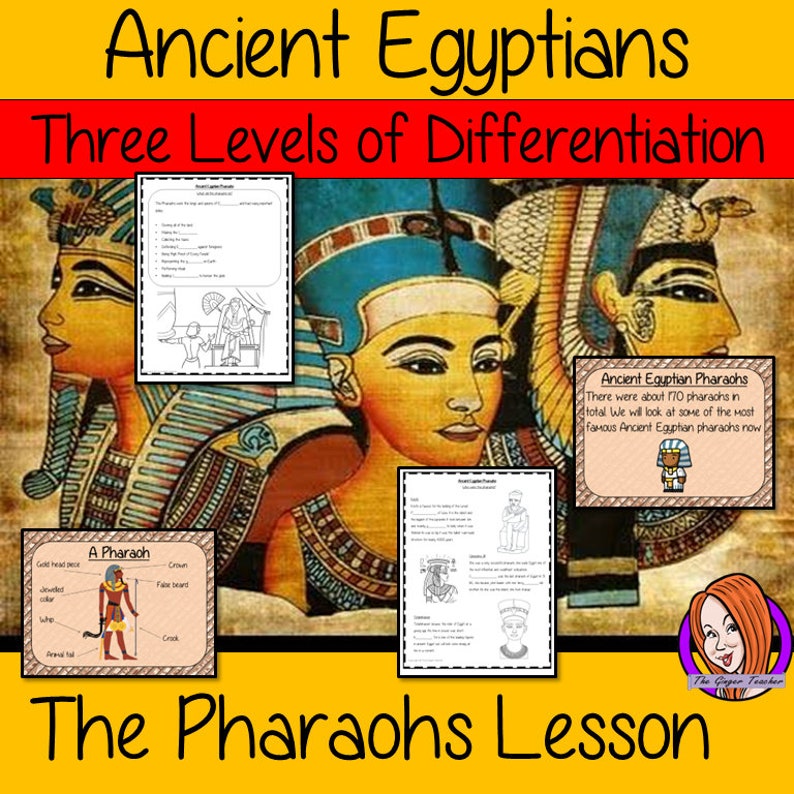 Ancient Egyptian Pharaohs History Lesson Classroom Resources - Etsy