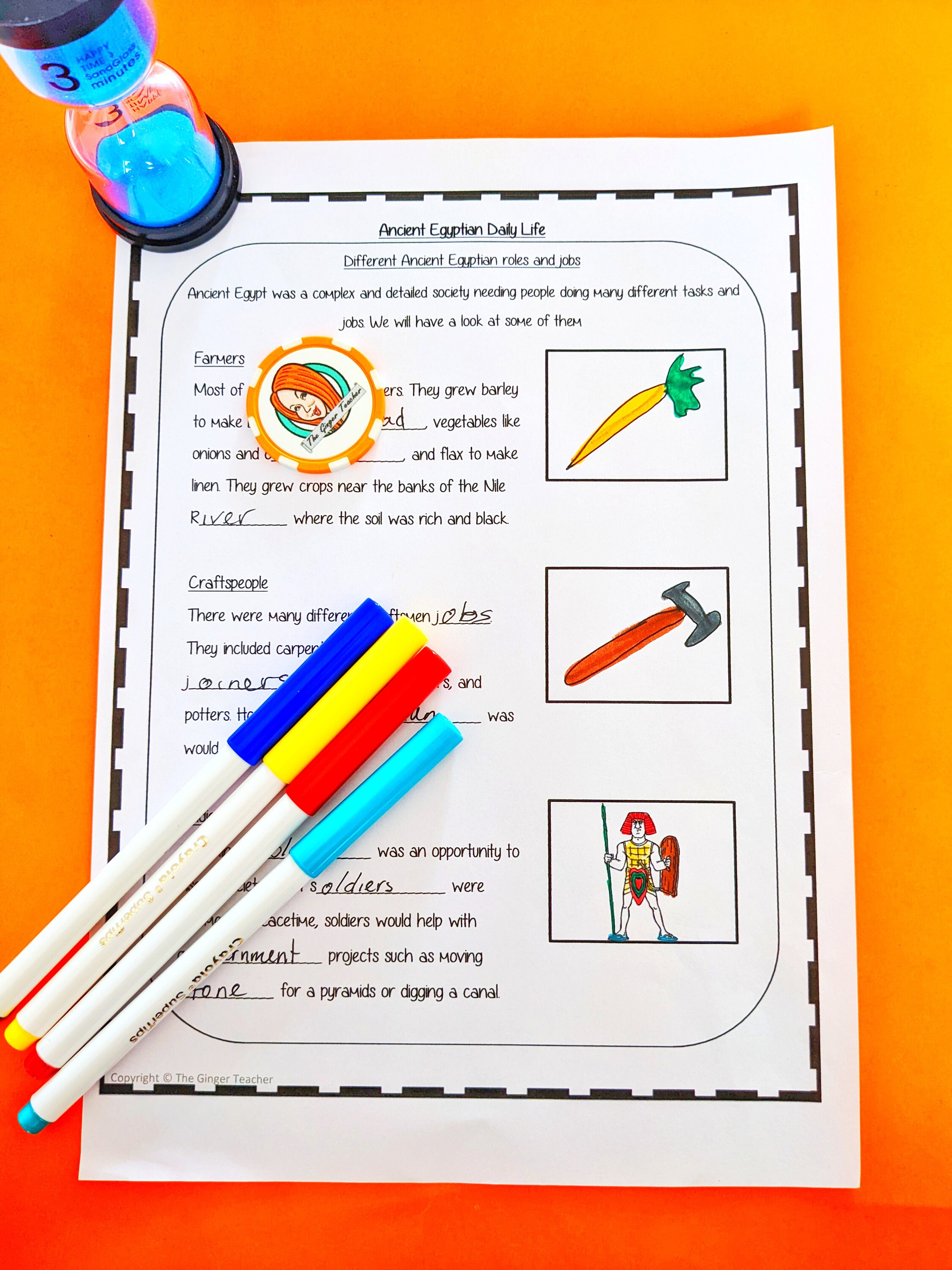 ANCIENT EGYPTIAN LESSON Daily Life Classroom Teaching Resources Home ...