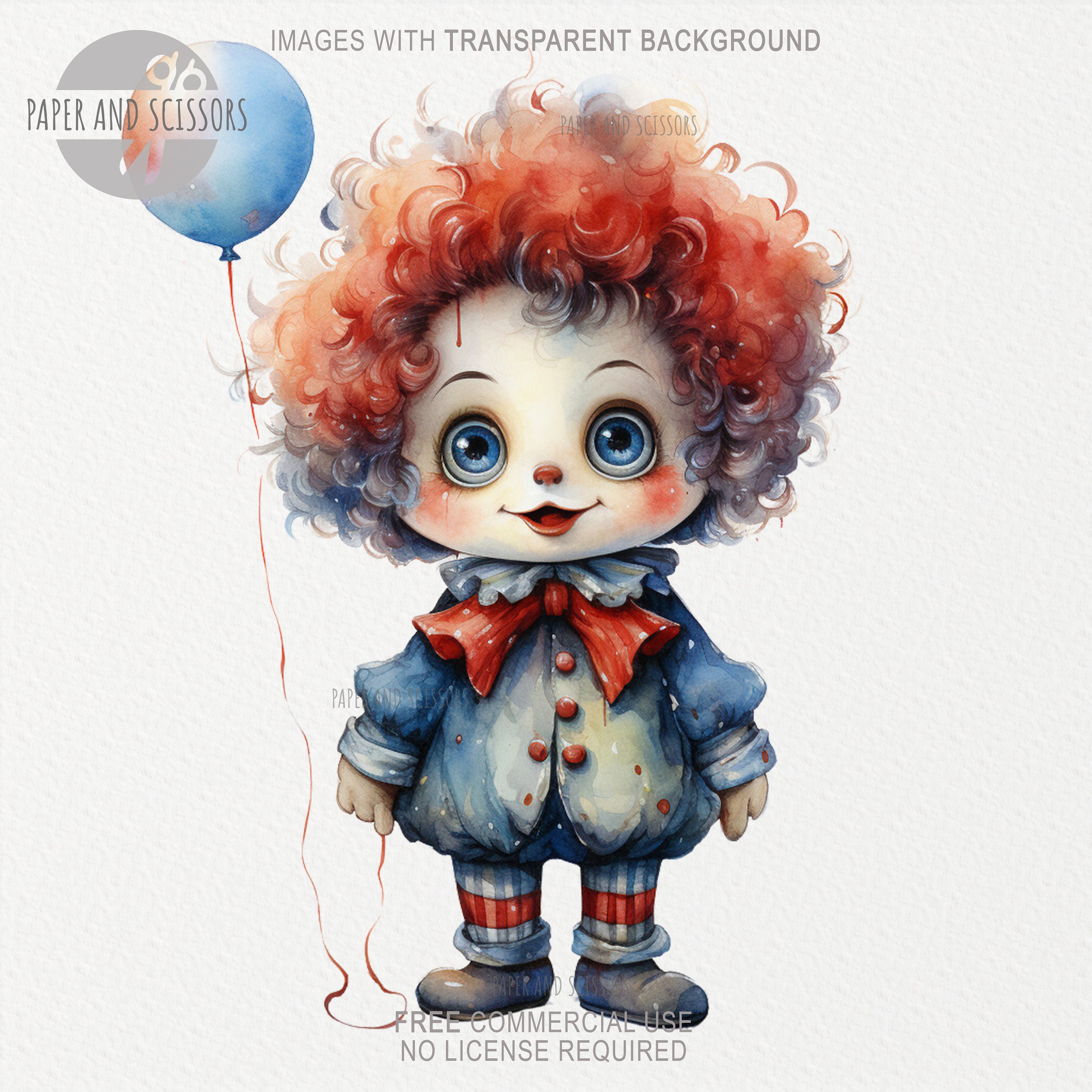 20 Halloween Monsters Clipart, Monster PNG, Watercolor Halloween PNG ...
