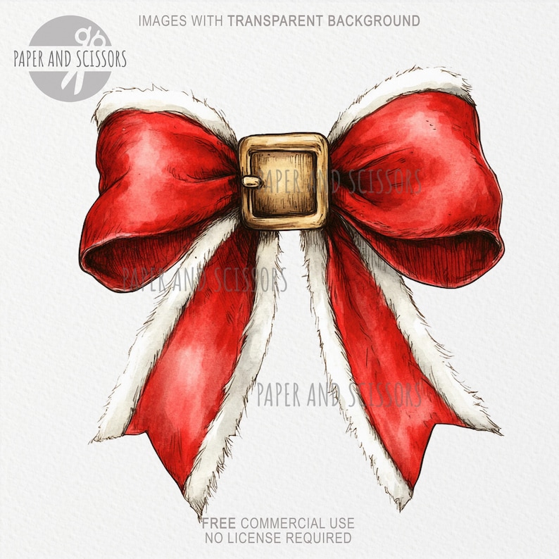 20 Christmas Red Bows PNG, Coquette Christmas Clipart, Santa Claus Bow ...