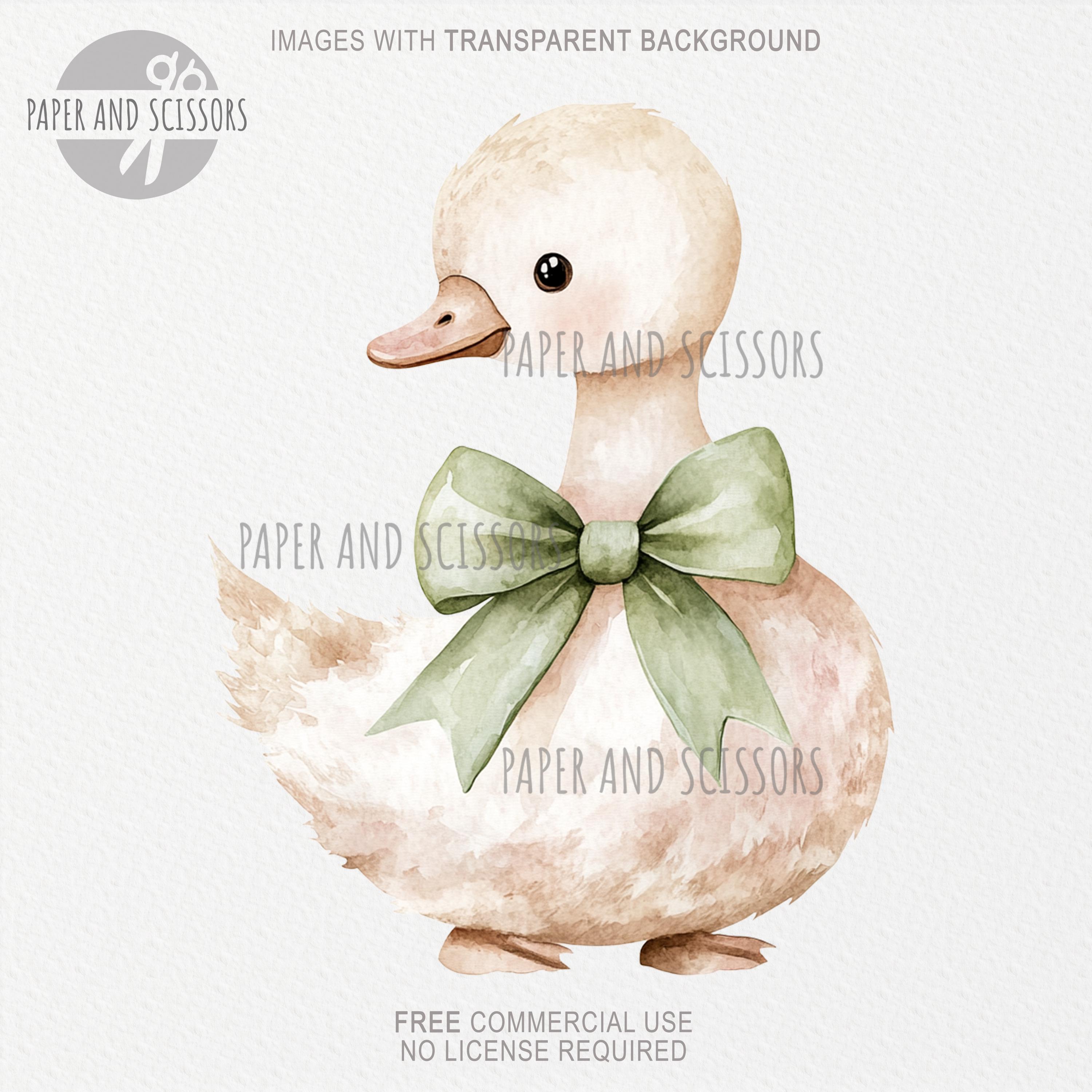 10 Cute Spring Animal Clipart, Woodland PNG, Easter Nursery, Baby ...