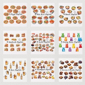 1500+ Food & Drinks PNG Images, Food Clipart Bundle, Drink PNG ...