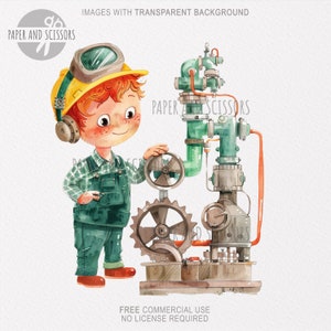 25 Boy Jobs Clipart, Occupations PNG, Teacher Essentials, Job Bundle ...