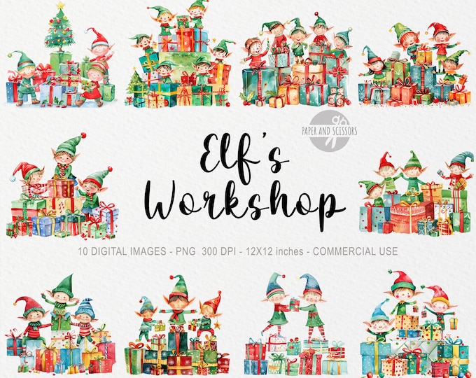 Elves Toy Assembly, High-tech Workshop, Santa's Helpers, Colorful Toy ...