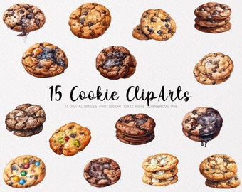 Baking Watercolor Clipart Set 32 High Resolution Kitchen and - Etsy
