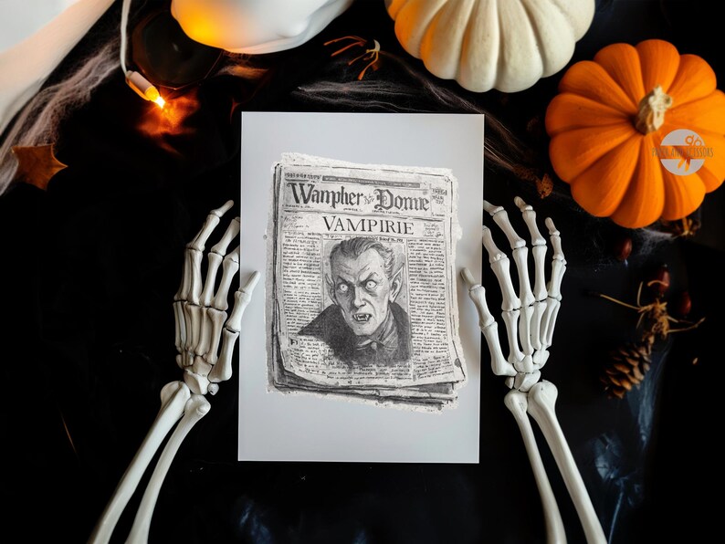 10 Halloween Newspaper Cliparts, Serial Killer PNG, Night Printable ...