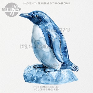 10 Animal Ice Sculpture Cliparts, Winter PNG, Arctic Animals ...