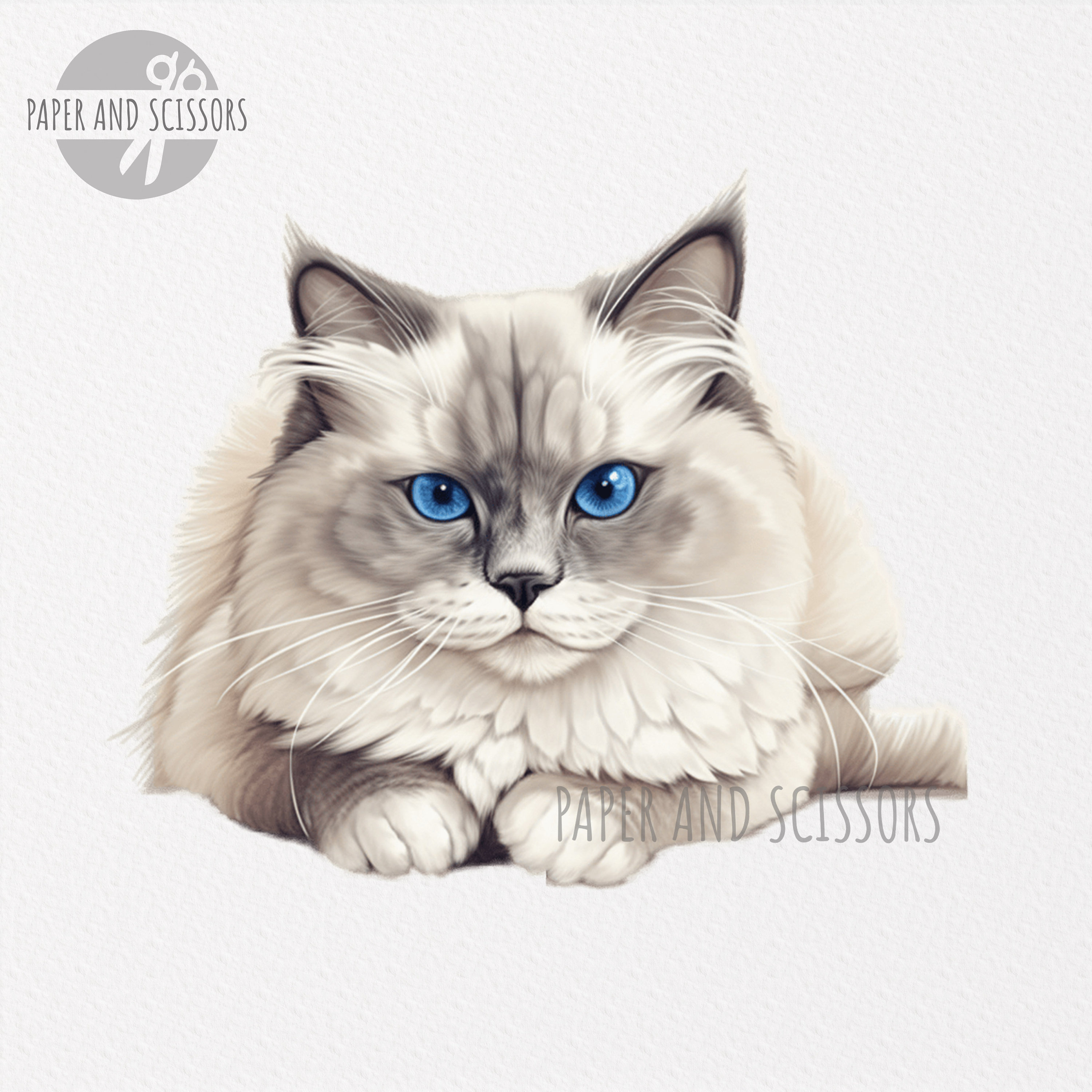 Ragdoll Cat Clipart Ragdoll Cat PNG Ragdoll Cat - Etsy Australia